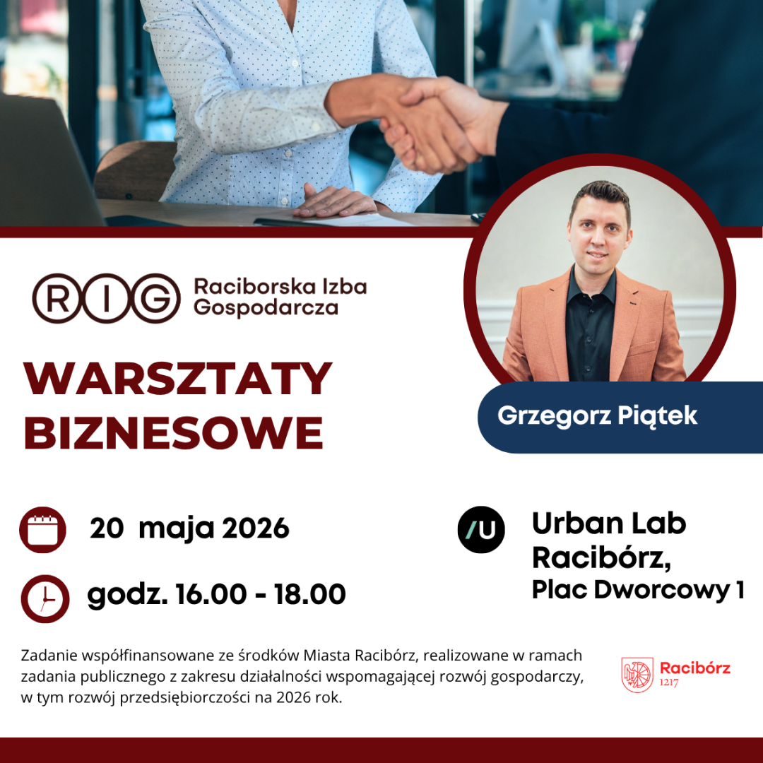 RIG zaprasza do Urban Labu na warsztaty biznesowe